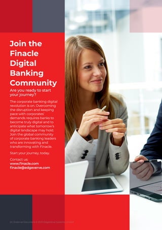 Empower Your Corporate Bank with Finacle's Comprehensive Solutions | PDF