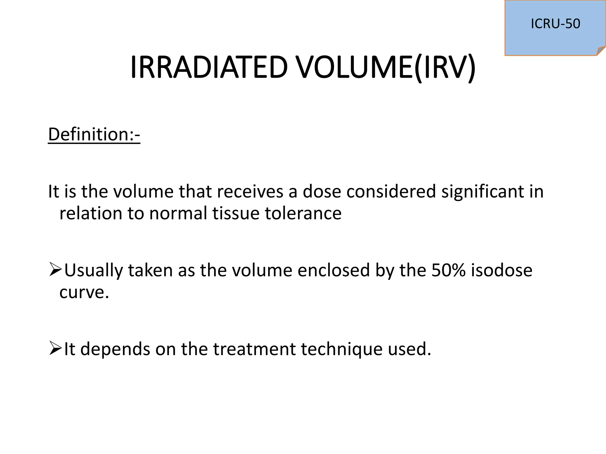 Final ICRU 62 ( International commission on radiation units and ...