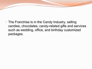 Sweet Factory Franchise | PPTX