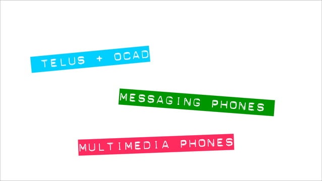 Telus Mobility + OCAD Final Presentation Deck | PPT