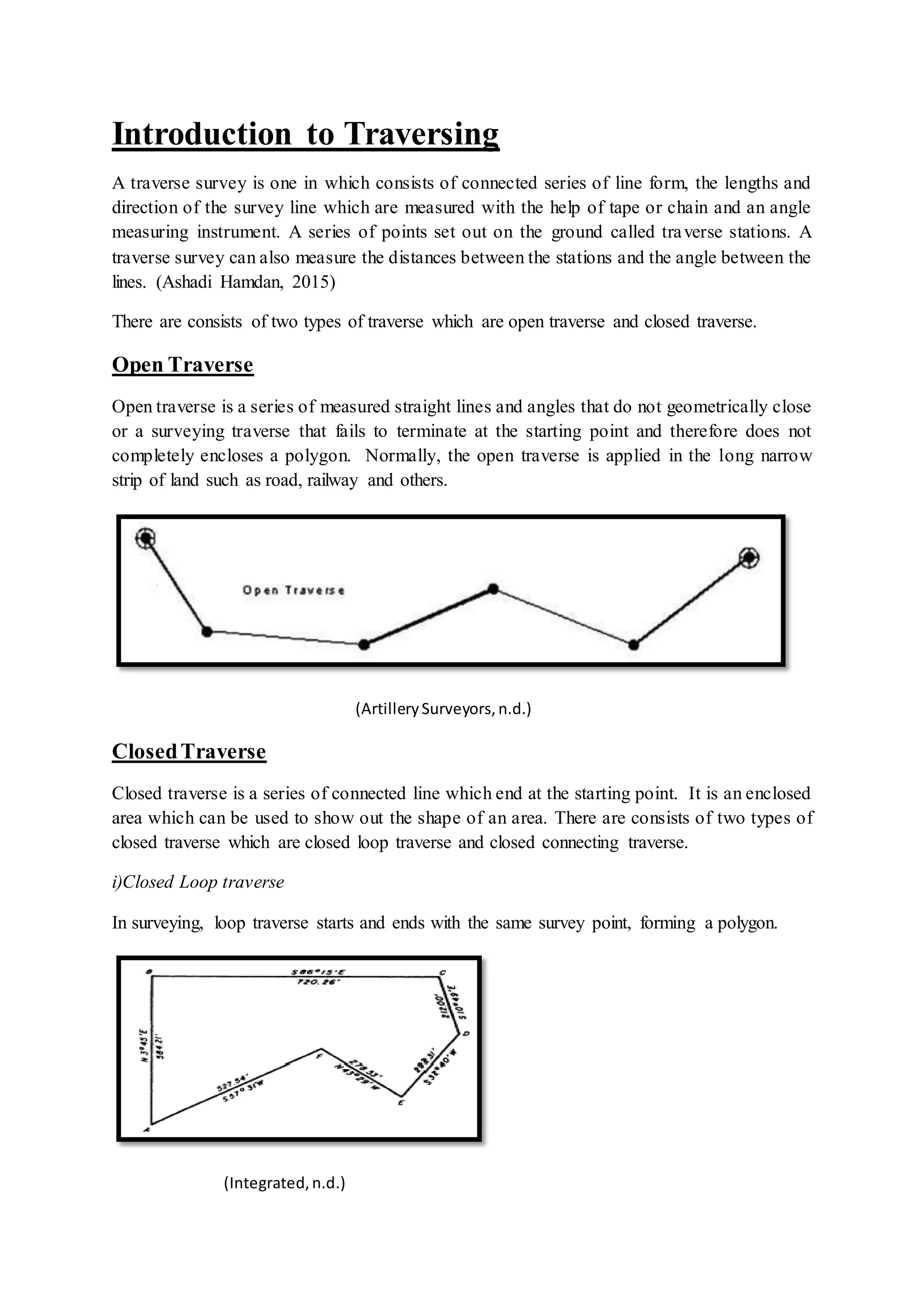 Project 2- traversing | DOCX