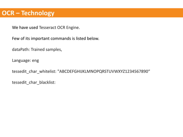 Automatic Number Plate Recognition(ANPR) System Project | PPTX ...