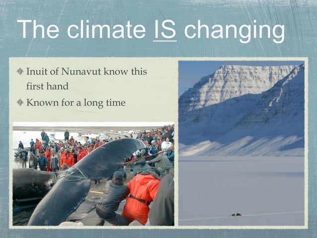 Inuit health in a changing climate | PPT