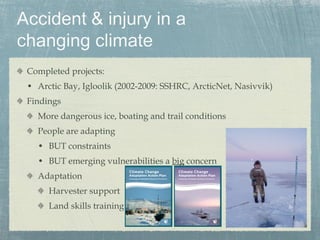 Inuit health in a changing climate | PPT