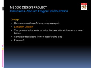 Design Project - Electric Furnace for Steel Making | PPTX