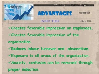 HRM Induction Process | PPTX