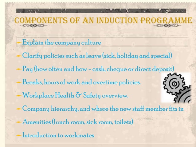 HRM Induction Process | PPTX