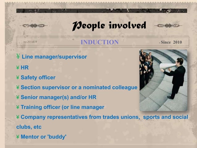 HRM Induction Process | PPTX