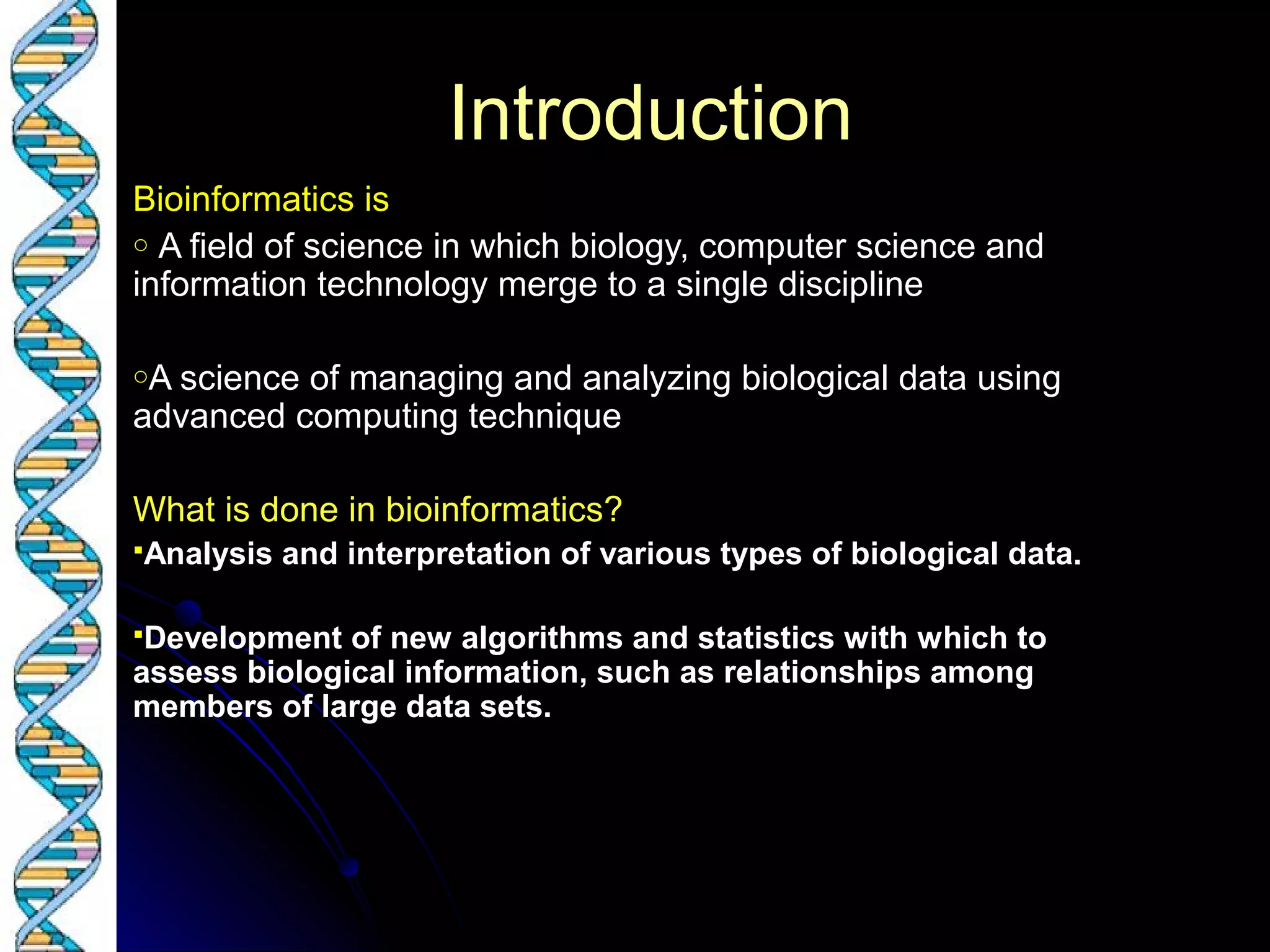 Bio Informatics | PPT
