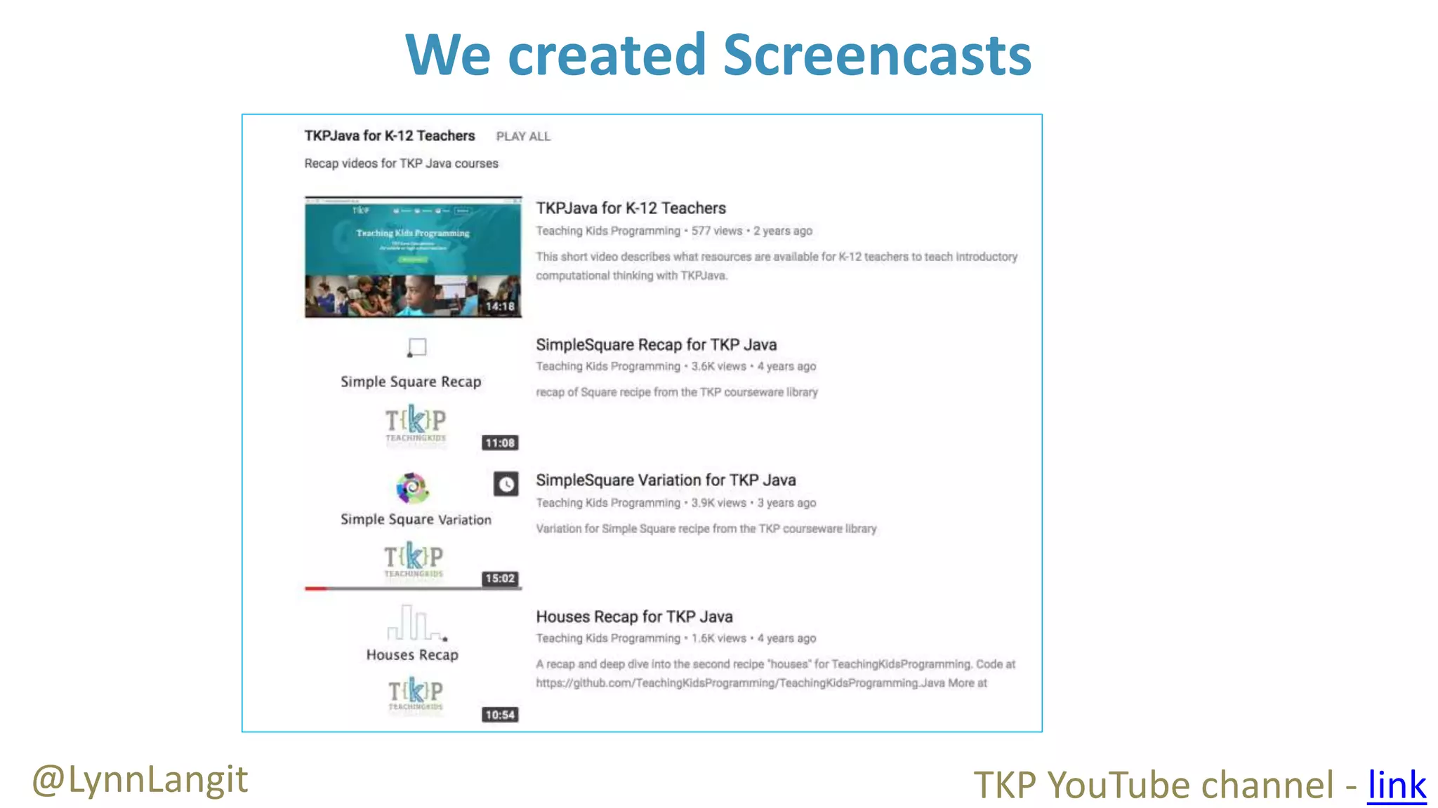 10+ Years of Teaching Kids Programming | PPT