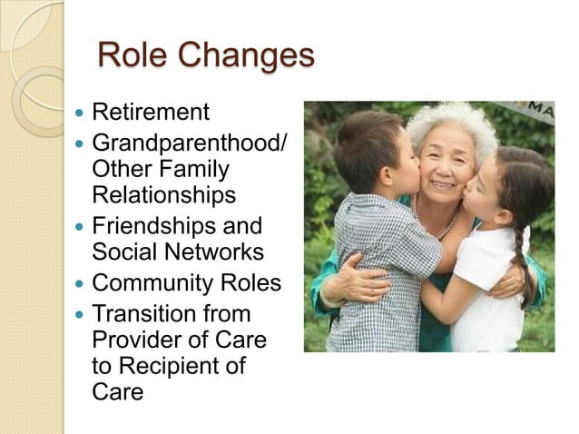 Late Adulthood: changes & challenges | PPTX | Eldercare | Family and ...