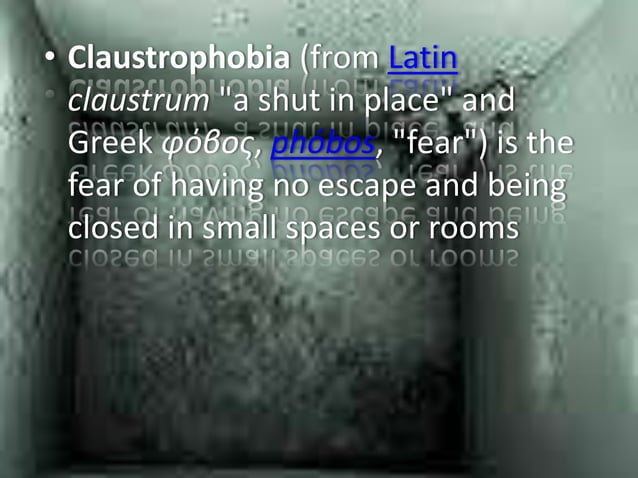Claustrophobia | PPTX