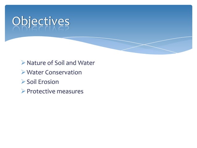Soil & Water Conservation | PPTX | Agriculture | Industries