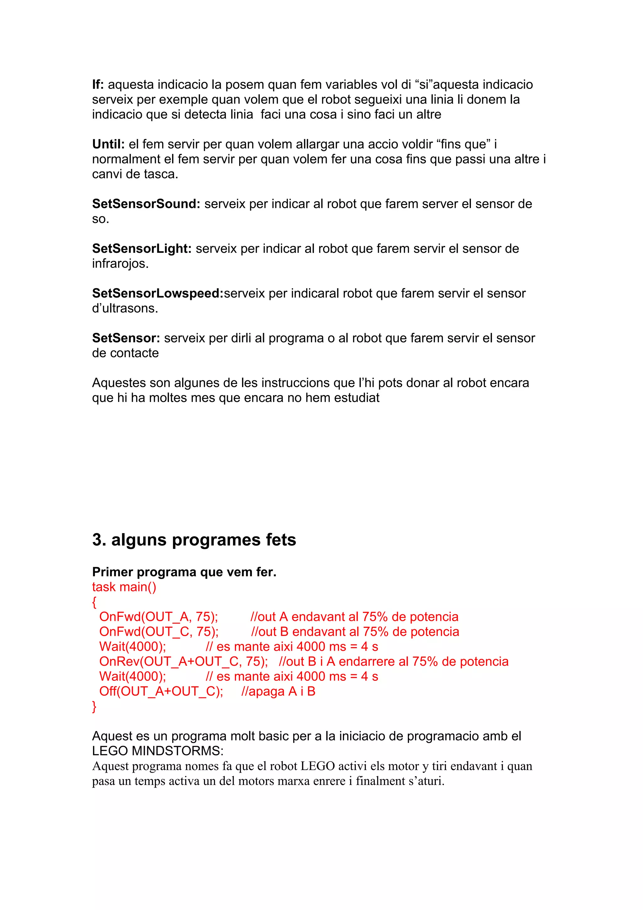 Dossier robotica Albert Claveria | PDF