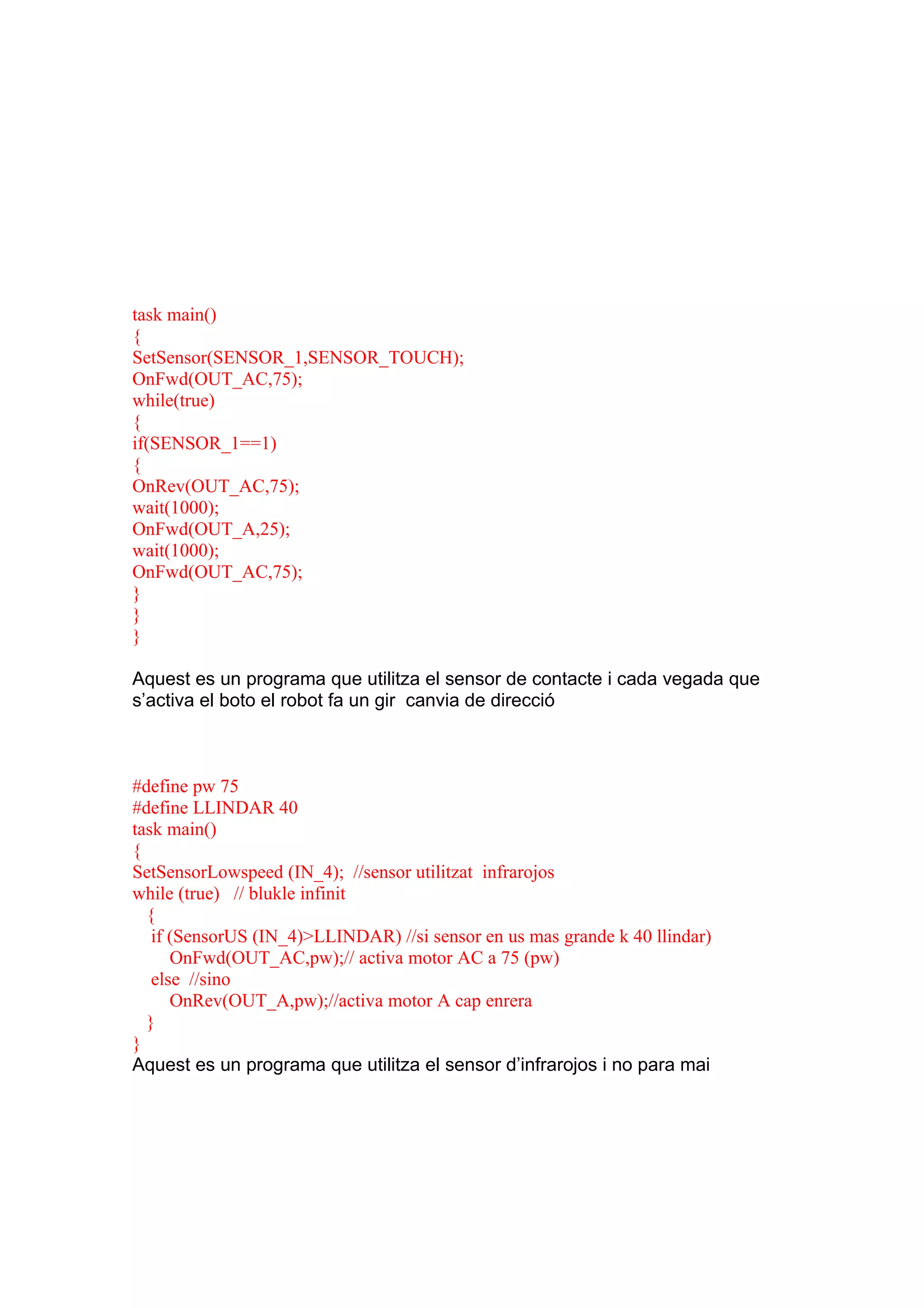Dossier robotica Albert Claveria | PDF