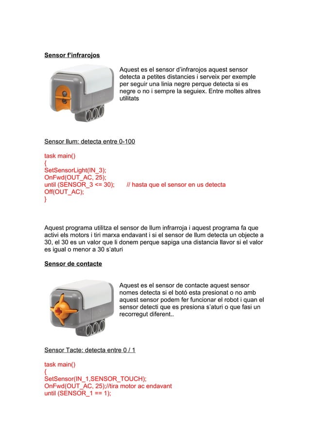 Dossier robotica Albert Claveria | PDF