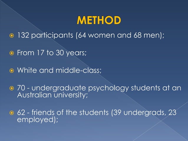 Experiencing Prejudice - self-objectification | PPTX