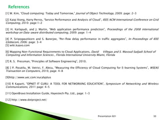 Internship report presentation on cloud computing | PPT