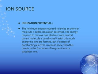mass spectrometery | PPTX