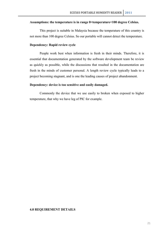 humidity sensor project | DOCX