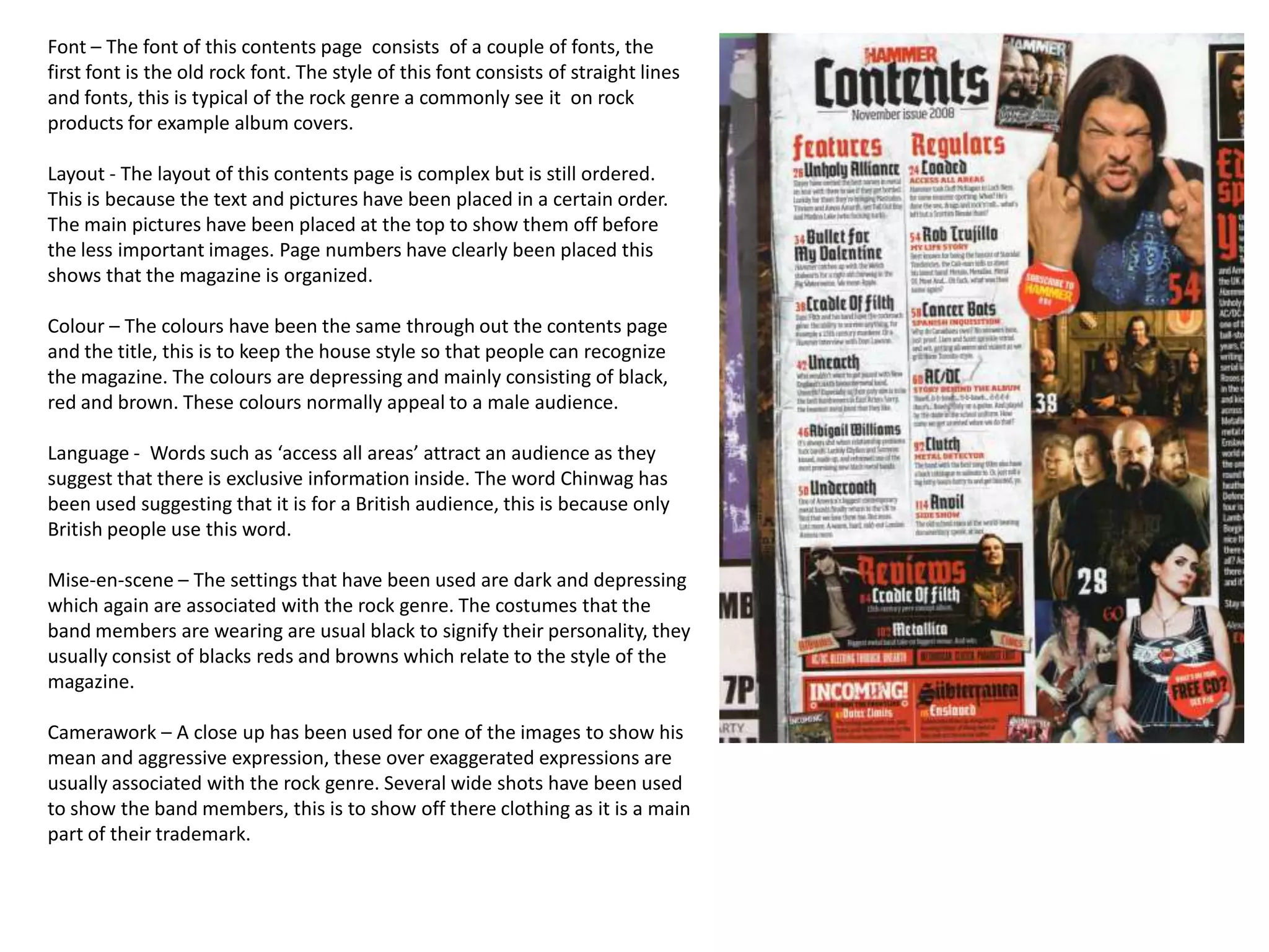 Magazine Analysis | PPT