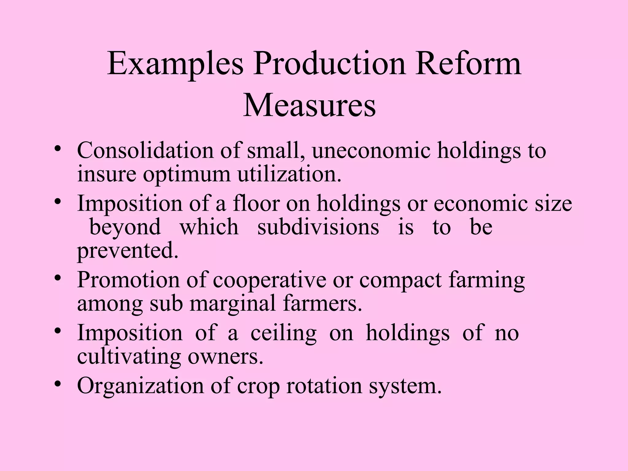 LAND & AGRARIAN REFORM | PPT