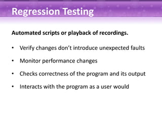 Web Application Software Testing | PPT