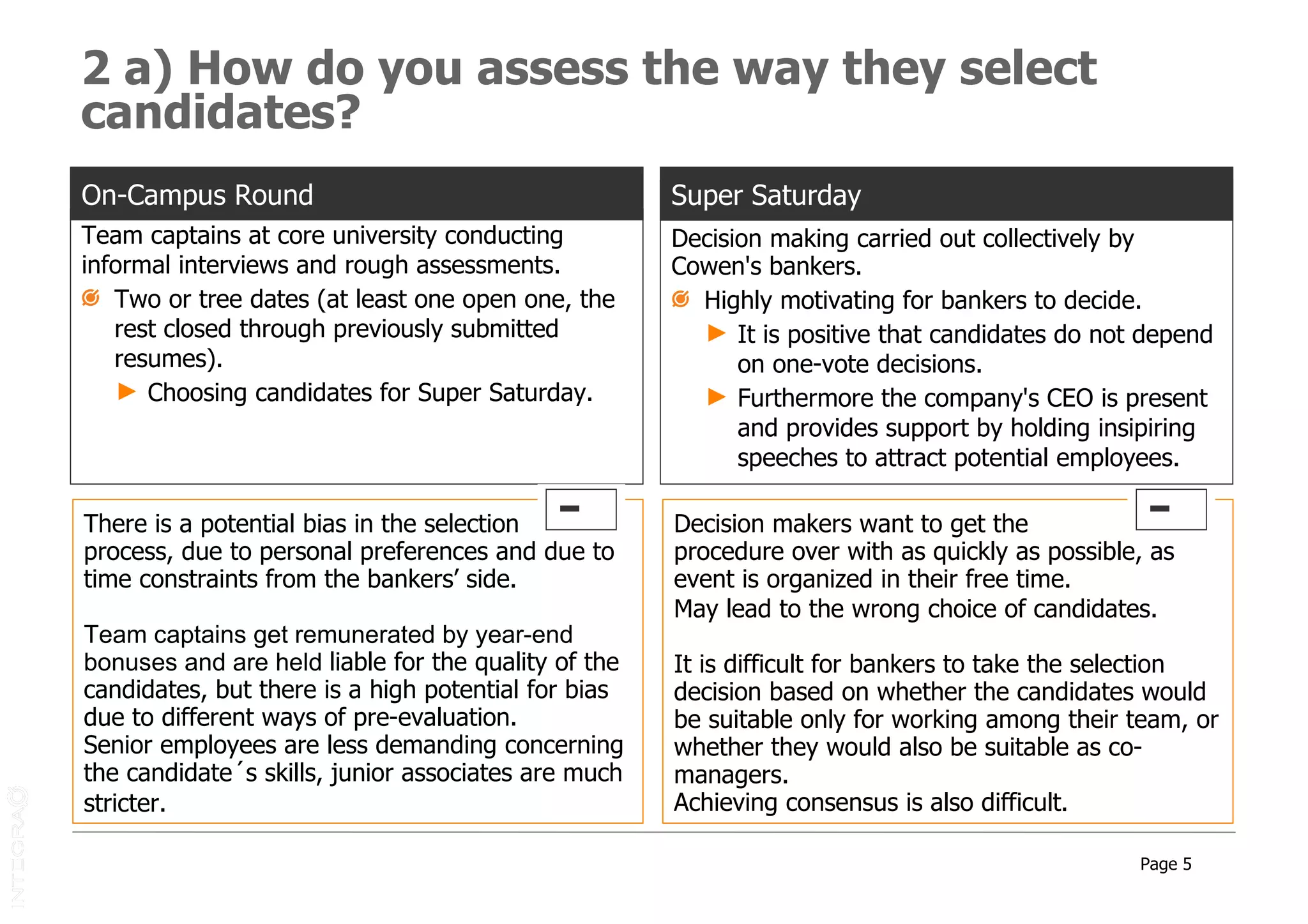 SG Cowen New Recruits | PPT