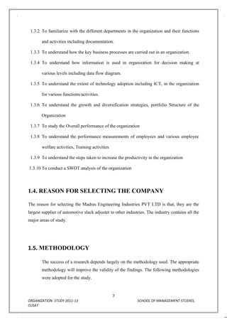 Organisational Study Report | DOC