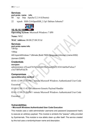 ARMITAGE-THE CYBER ATTACK MANAGEMENT | DOCX | Operating Systems ...