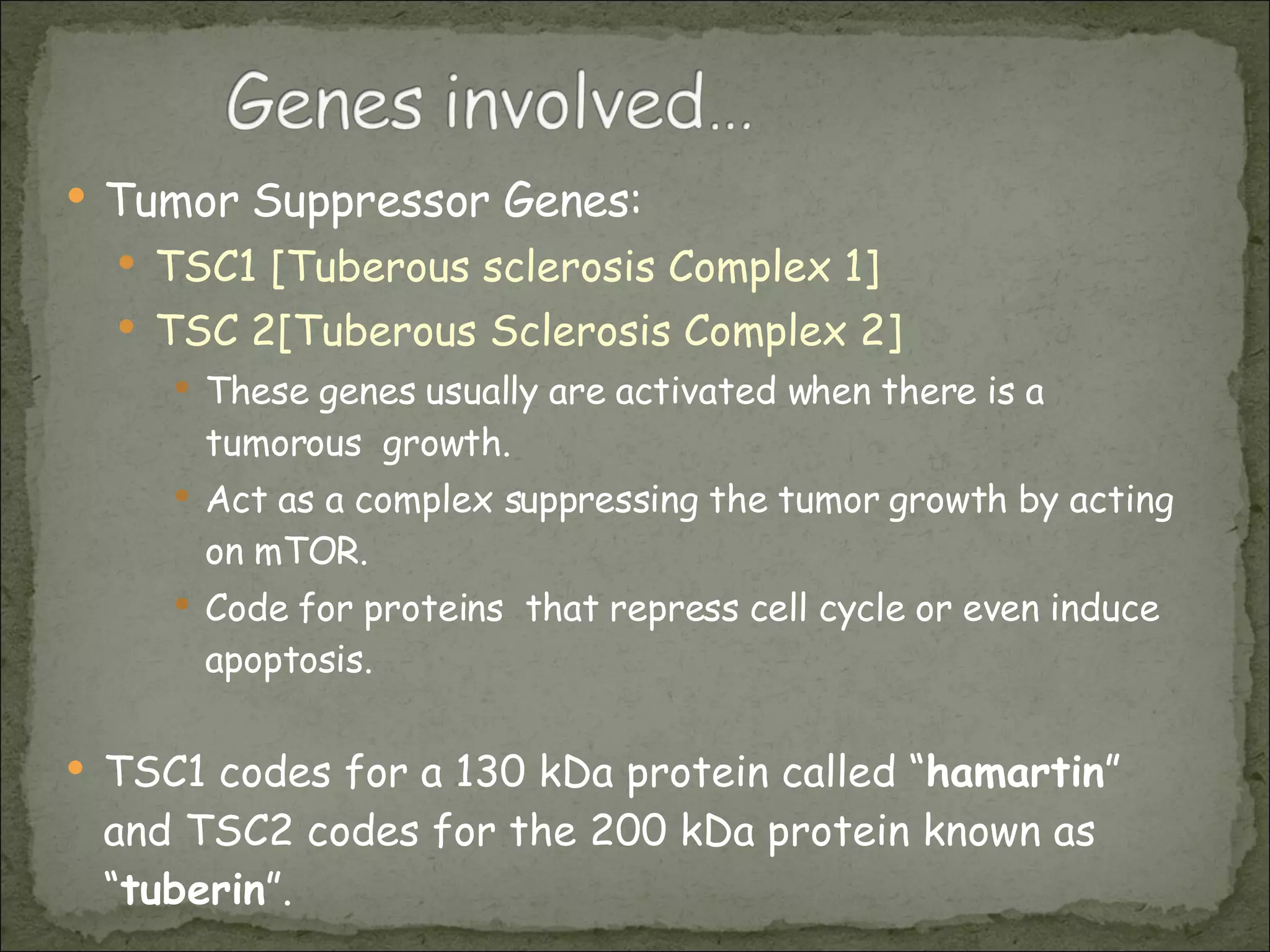 Tuberous SClerosis | PPT