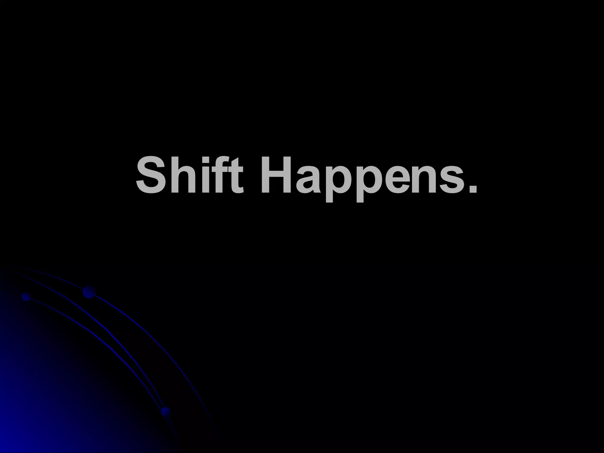 I-Case Presentation: Stark ReAlity--Did you Know? Shift Happens | PPT