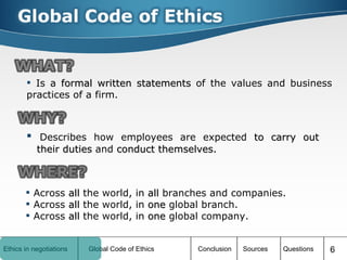 Ethics in Business Negotiations | PPT