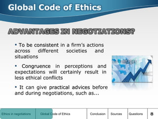 Ethics in Business Negotiations | PPT