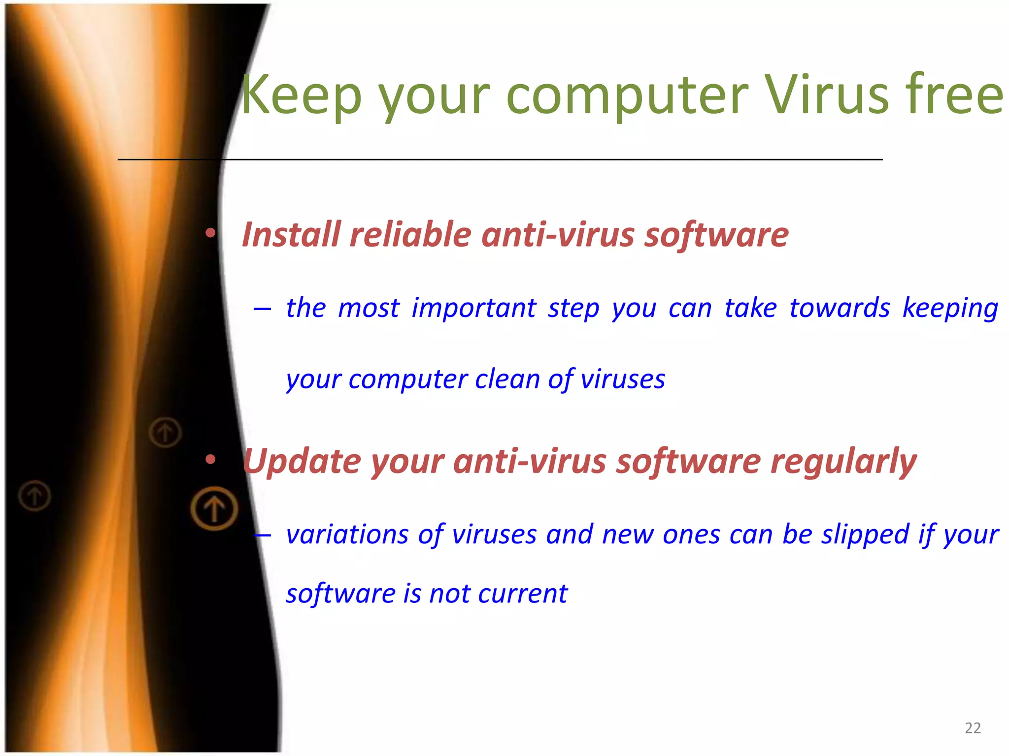 Antivirus PPt | PPTX