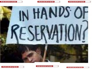Reservation in India | PPTX