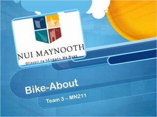 Project Management - Bike Rental Pitch | PPTX
