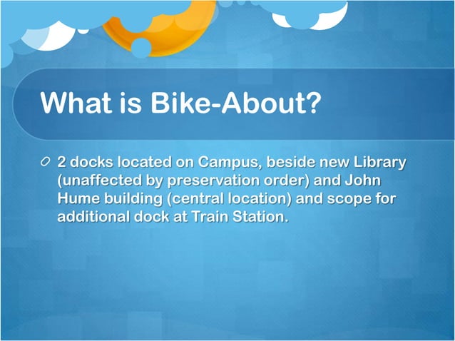 Project Management - Bike Rental Pitch | PPT