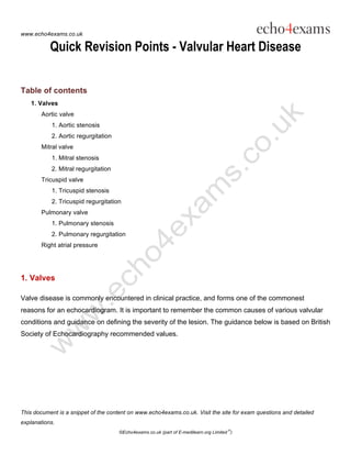 Echo Normal Values for Echocardiography exams | PDF