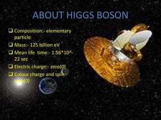 higgs boson | PPTX | Physics | Science