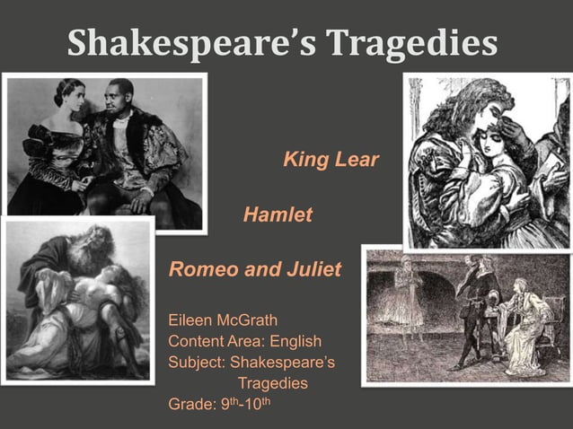 Shakespeare's Tragedies (Final) | PPTX | Fiction | Books and Literature