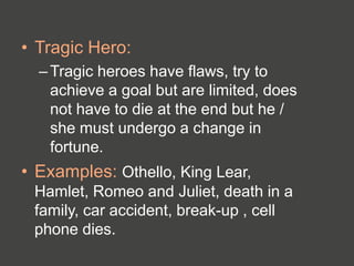 Shakespeare's Tragedies (Final) | PPTX