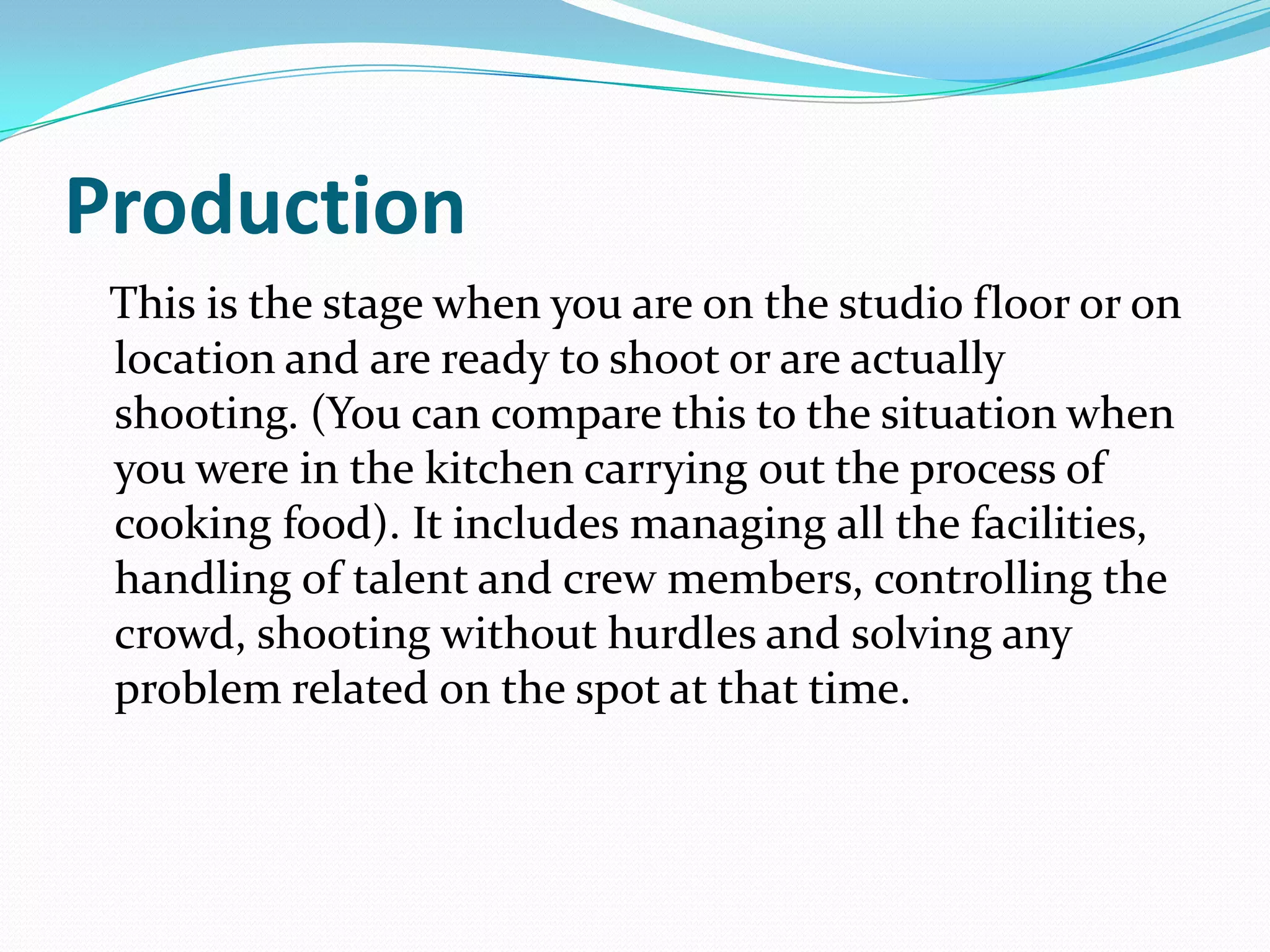 TV PRODUCTION | PPTX