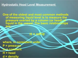The Level Measurement | PPT