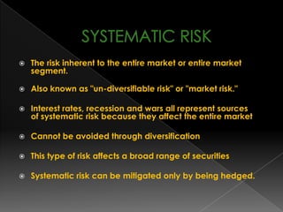 Risk and Return | PPT
