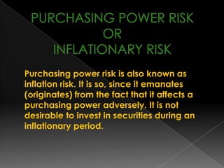 Risk and Return | PPT