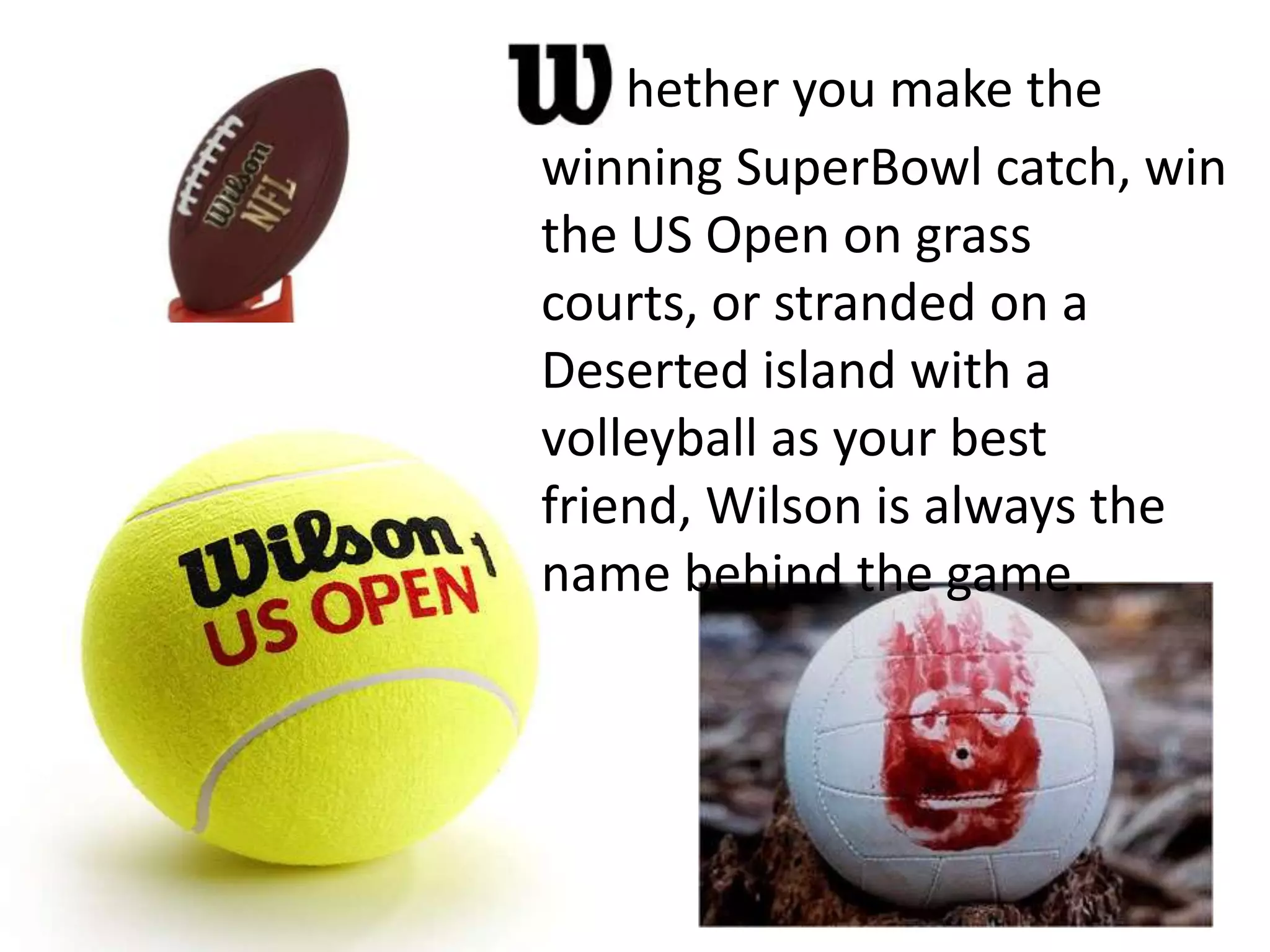 Wilson Sporting Goods- Bryan Rourke Final | PPTX