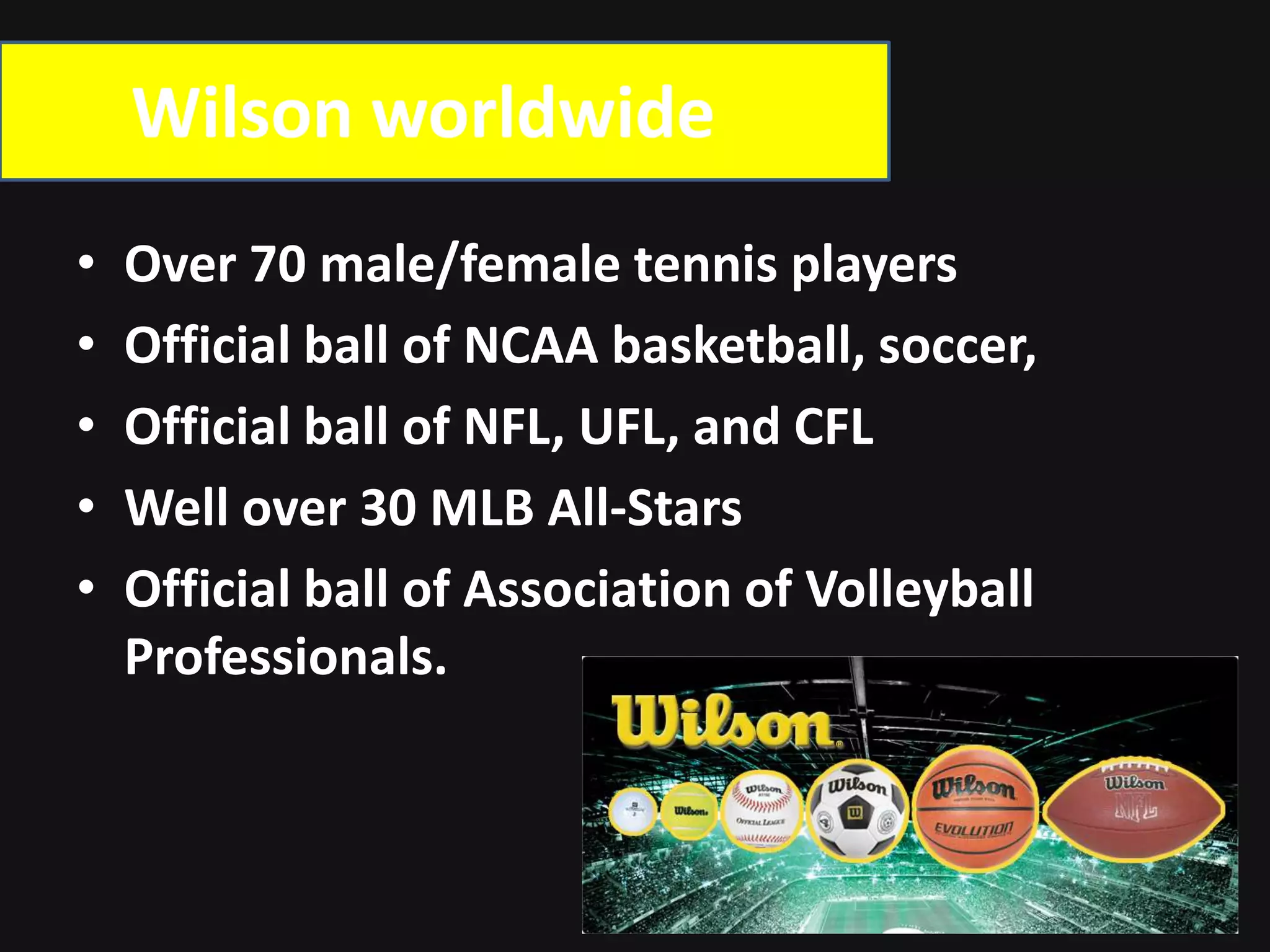 Wilson Sporting Goods- Bryan Rourke Final | PPTX