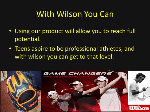 Wilson Sporting Goods- Bryan Rourke Final | PPTX