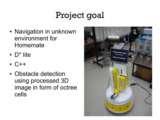 Path planning for a mobile robot in an unknown environment using D* lite | PPT